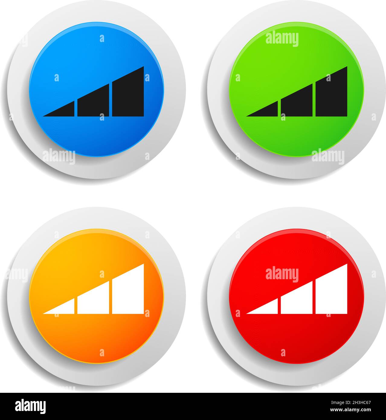 LEvel, progress indicator icon. Meter, gauge, yardstick symbol - stock ... LEvel, progress indicator icon. Meter, gauge, yardstick symbol - stock ...