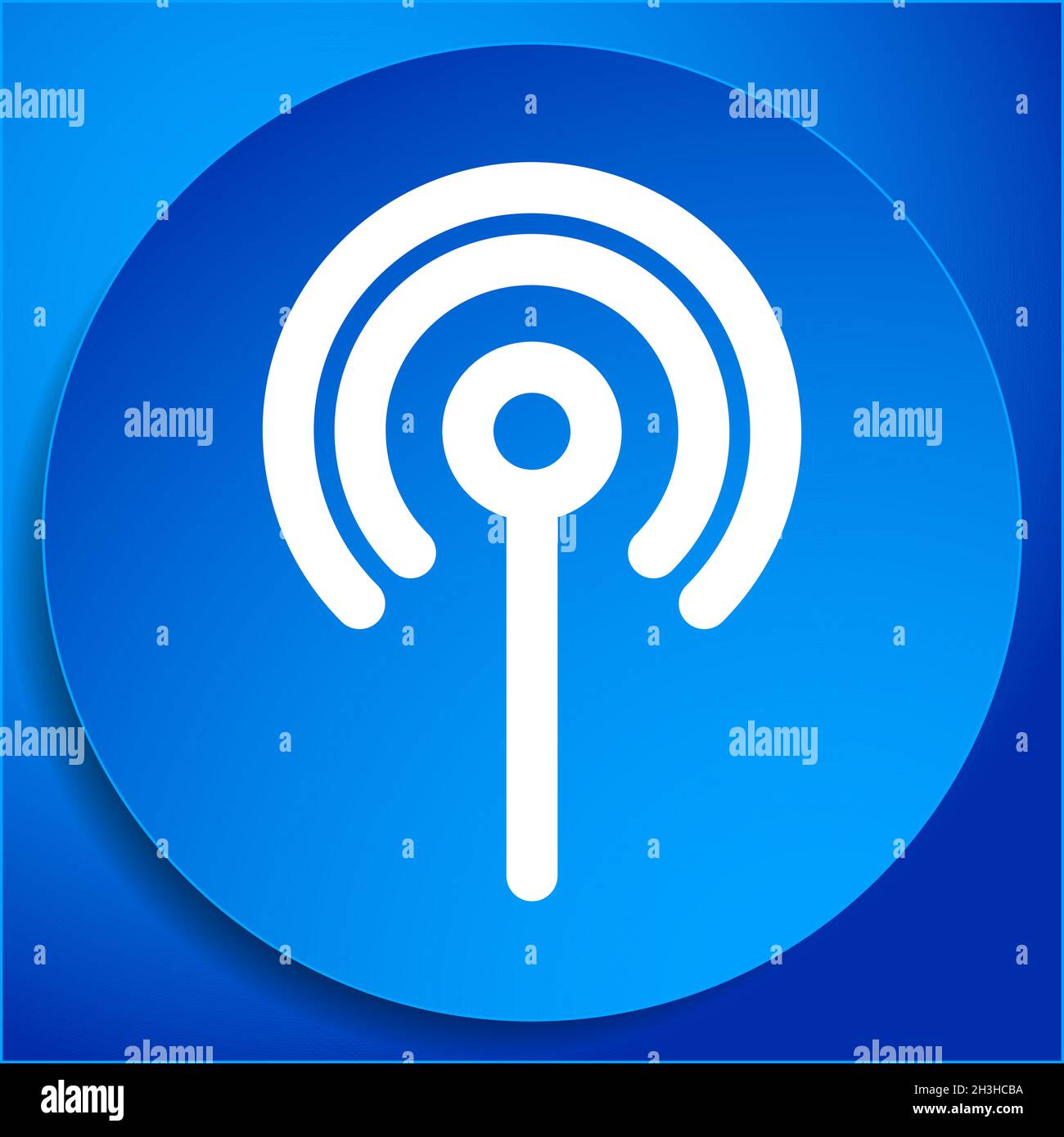 Cordless / Wireless connection, Wifi signal symbol, icon for telecom ...