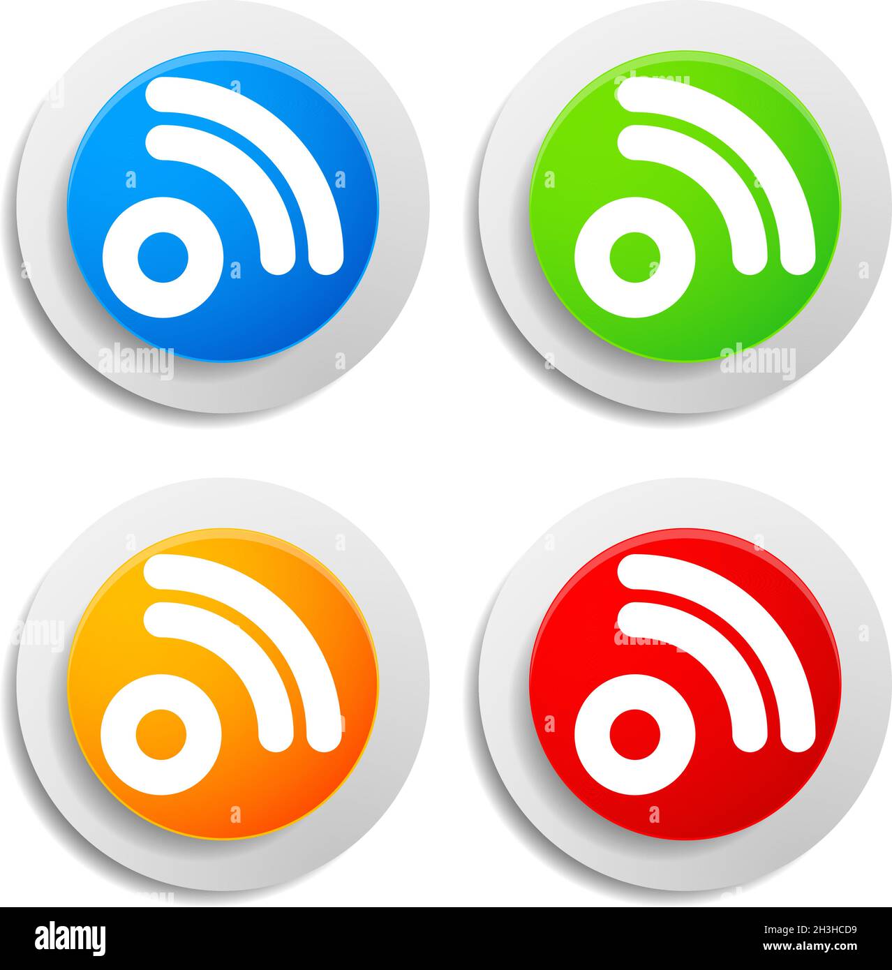 Cordless / Wireless connection, Wifi signal symbol, icon for telecom ...