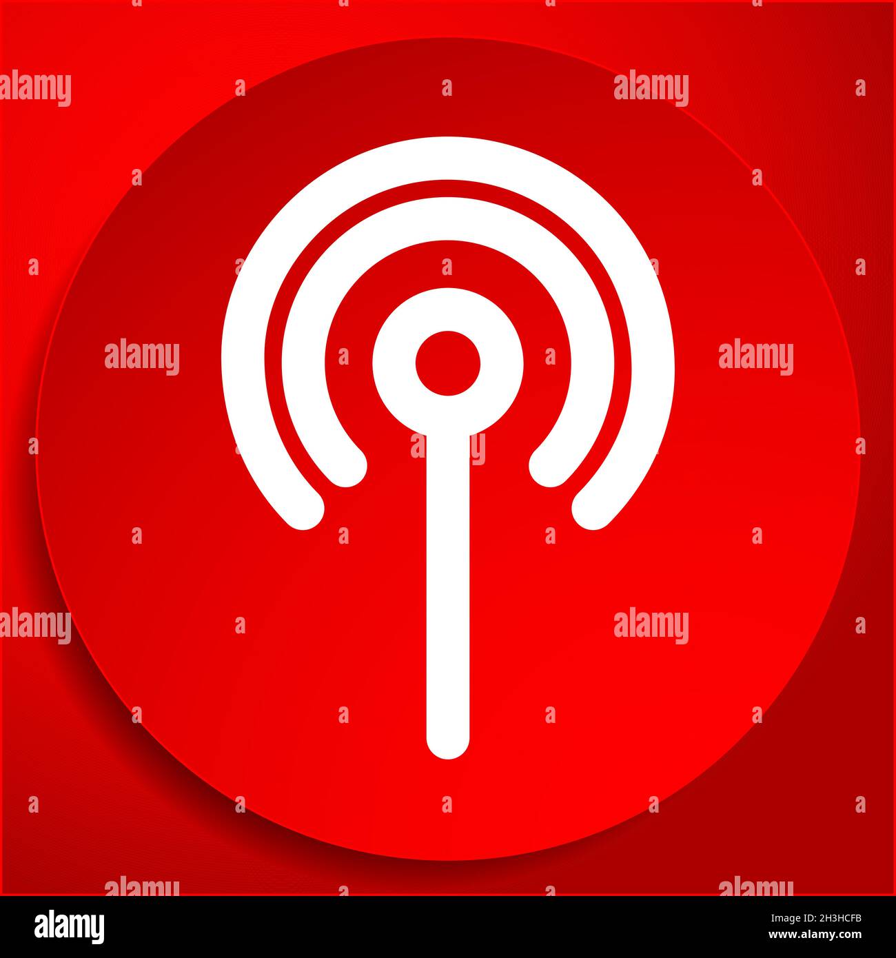 Cordless / Wireless connection, Wifi signal symbol, icon for telecom ...