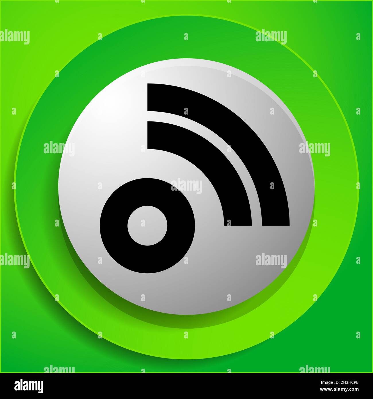 Cordless / Wireless connection, Wifi signal symbol, icon for telecom ...