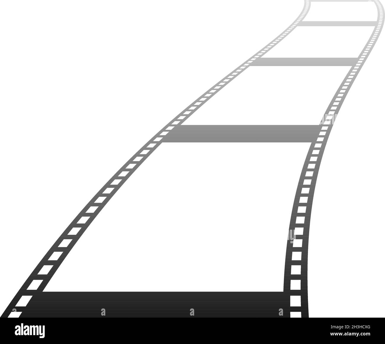 Photo / film strip silhouette. Illustration for photography ...