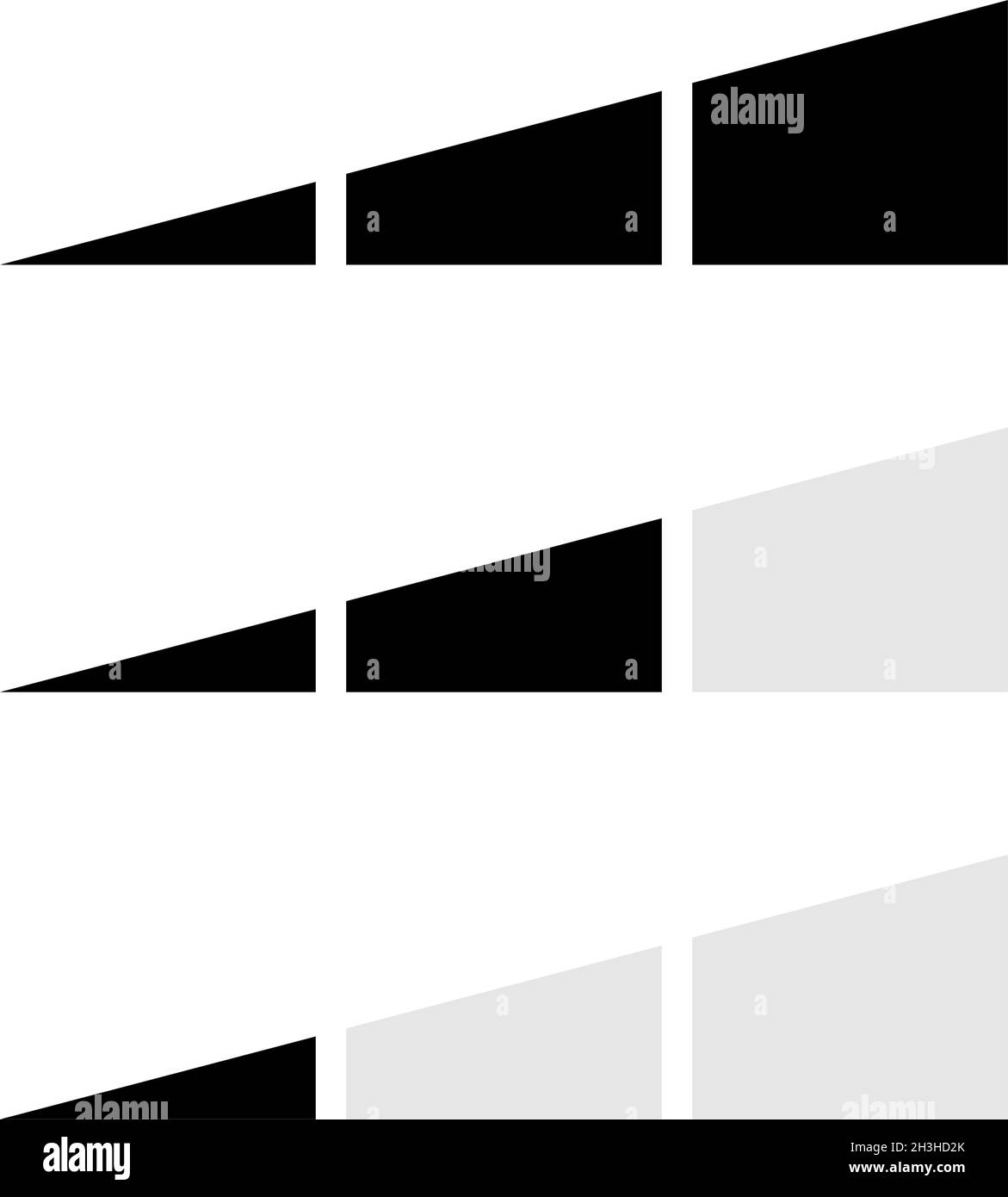 LEvel, progress indicator icon. Meter, gauge, yardstick symbol - stock ...