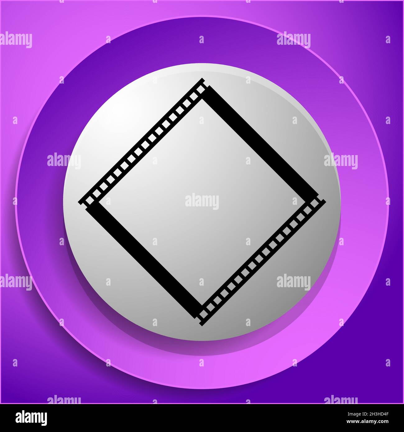 Photo / film strip silhouette. Illustration for photography ...