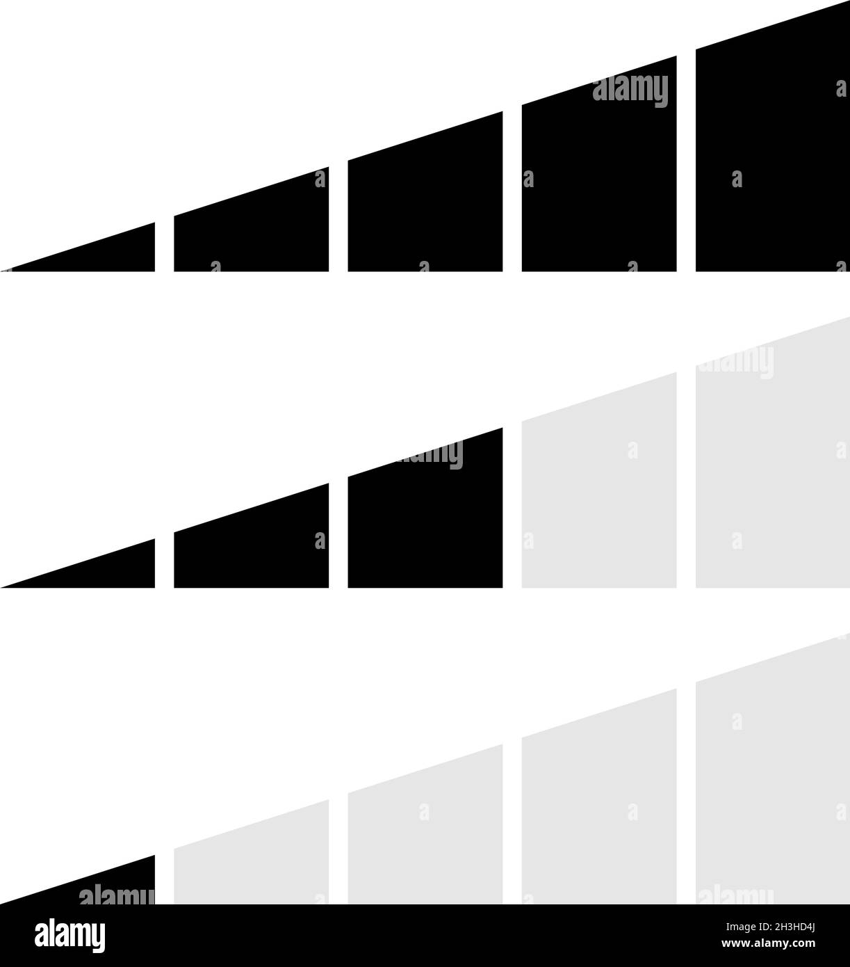 LEvel, progress indicator icon. Meter, gauge, yardstick symbol - stock ...