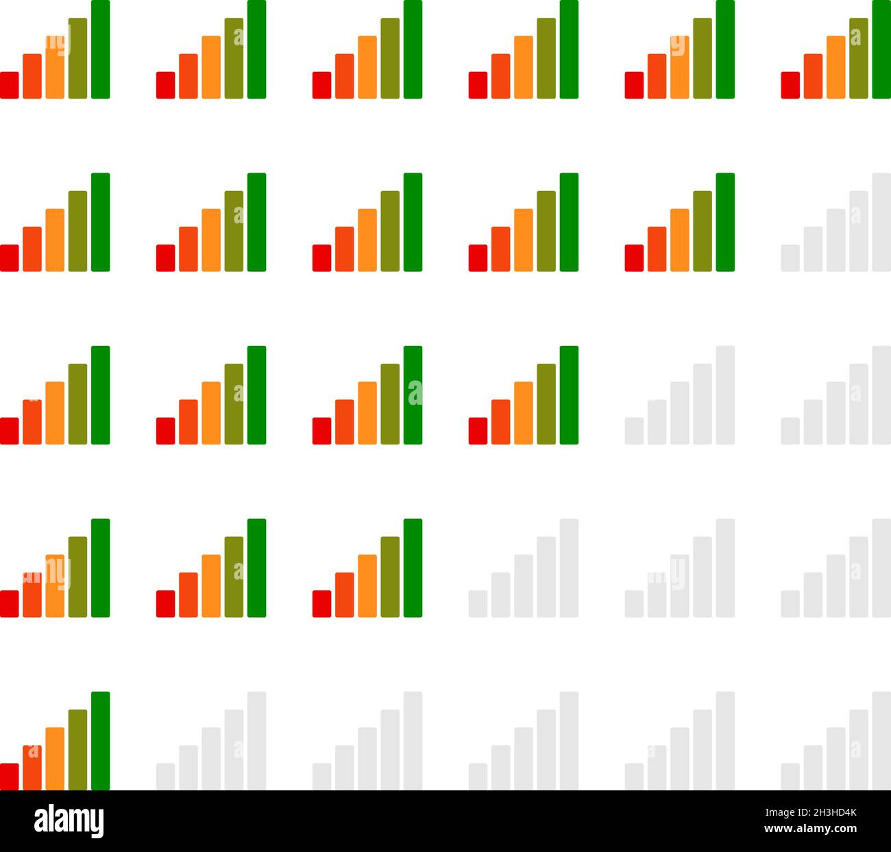 LEvel, progress indicator icon. Meter, gauge, yardstick symbol - stock ...