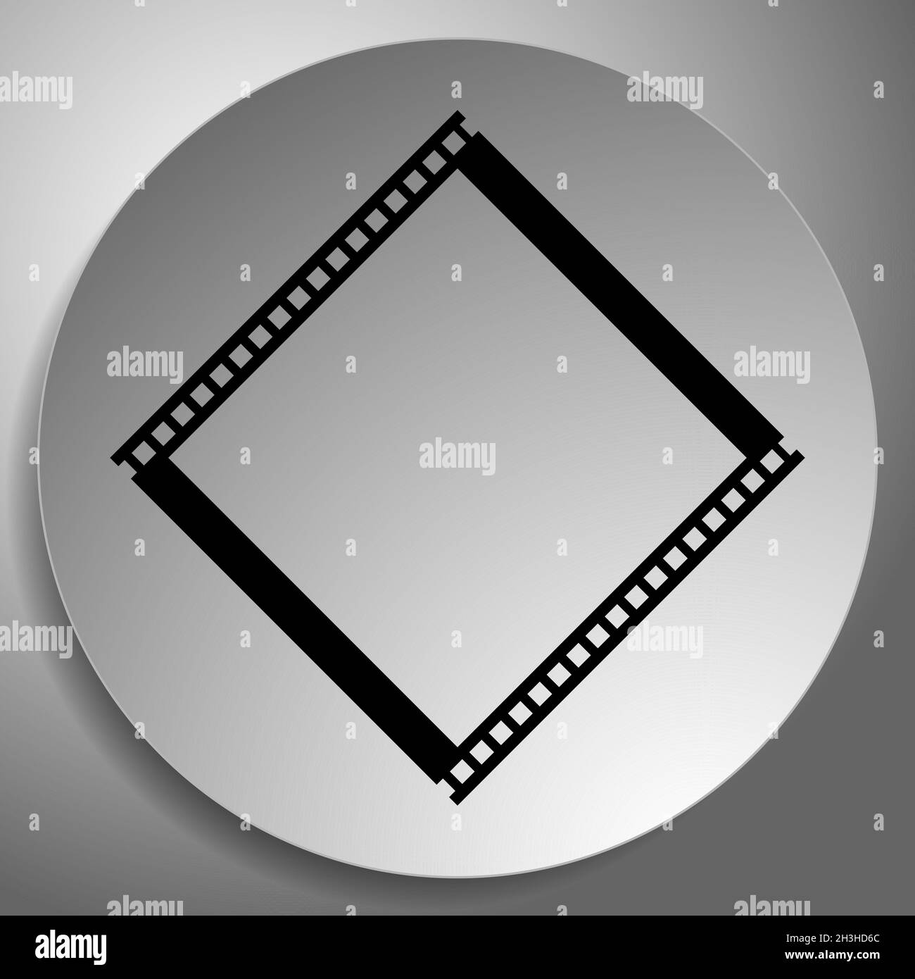 Photo / film strip silhouette. Illustration for photography ...