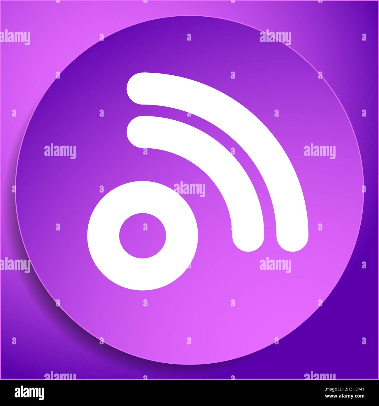 Cordless / Wireless connection, Wifi signal symbol, icon for telecom ...