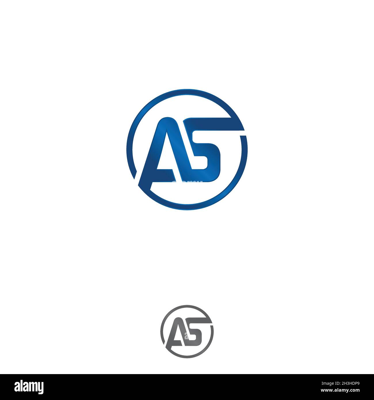 AS letter for your best business symbol. Technology letter symbol icon ...