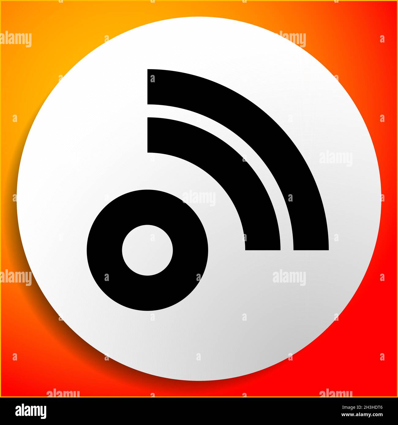 Cordless / Wireless connection, Wifi signal symbol, icon for telecom ...