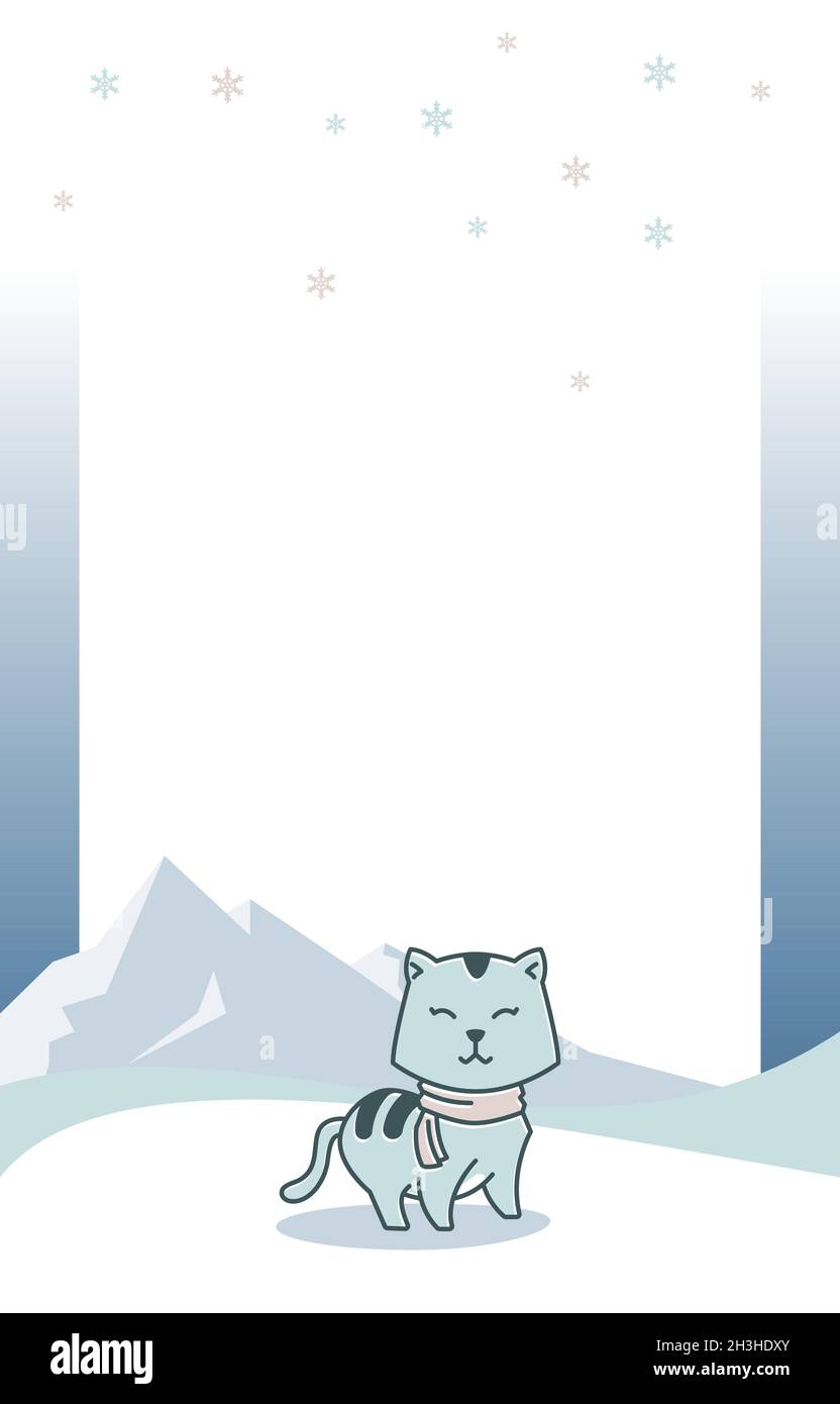 Snowy mountain background Stock Vector Images - Alamy