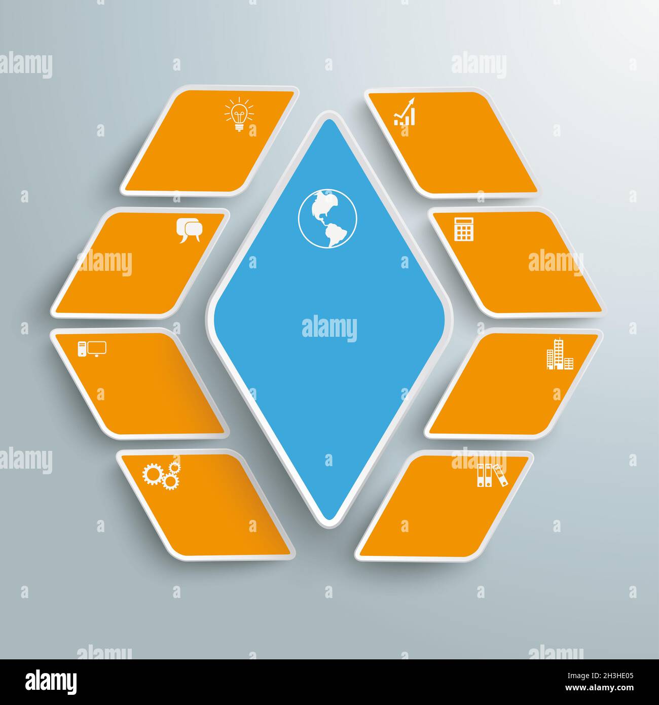 Blue rhombus hi-res stock photography and images - Alamy