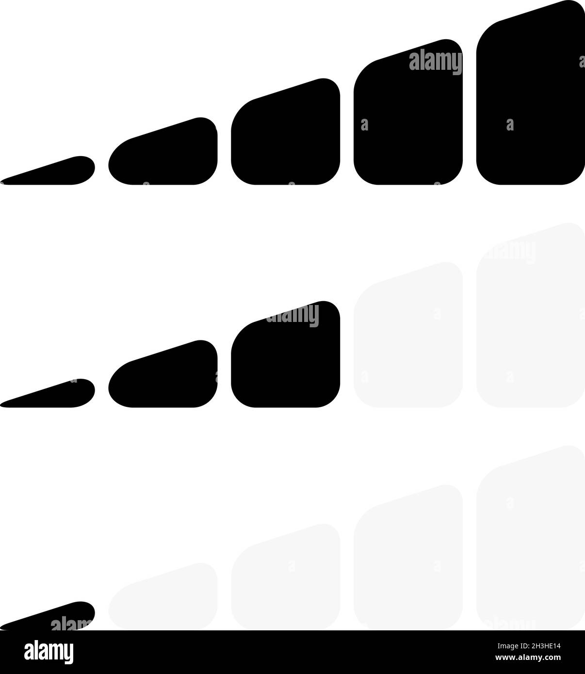LEvel, progress indicator icon. Meter, gauge, yardstick symbol - stock ...