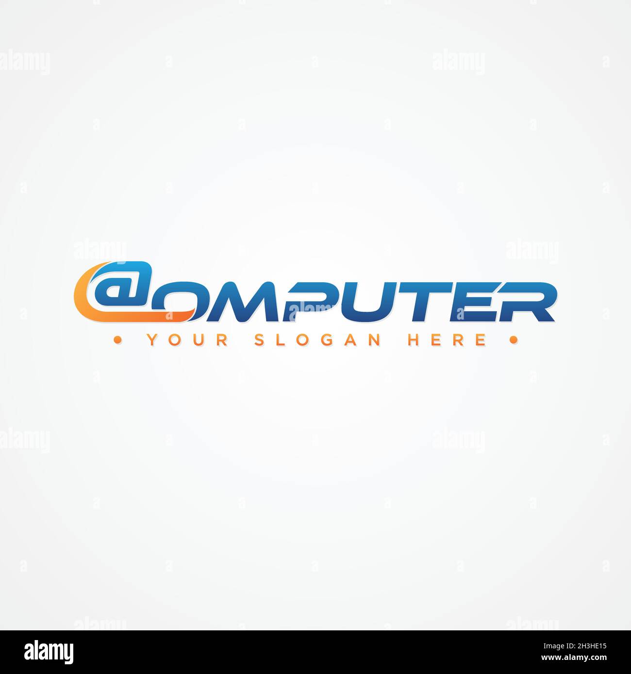 Modern design computer letter for your best business symbol. Capital ...