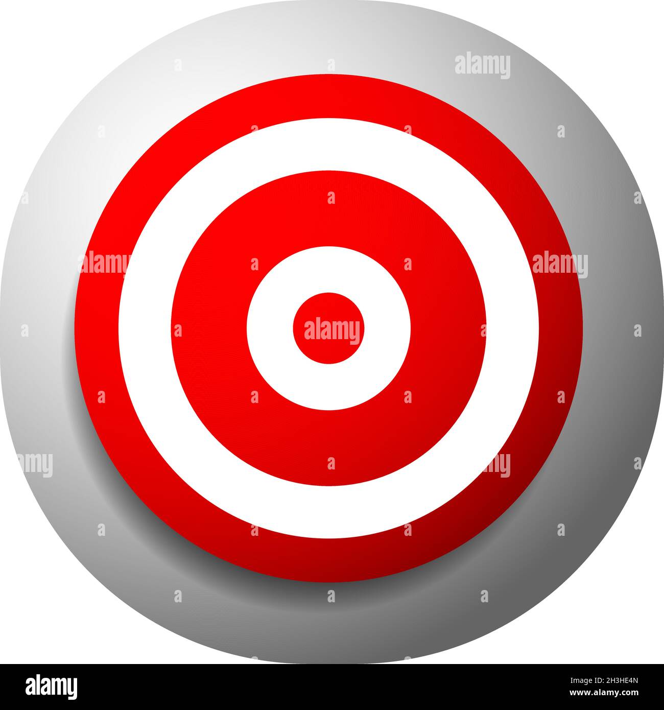 Red target, bulls eye icon - stock vector illustration, clip-art ...