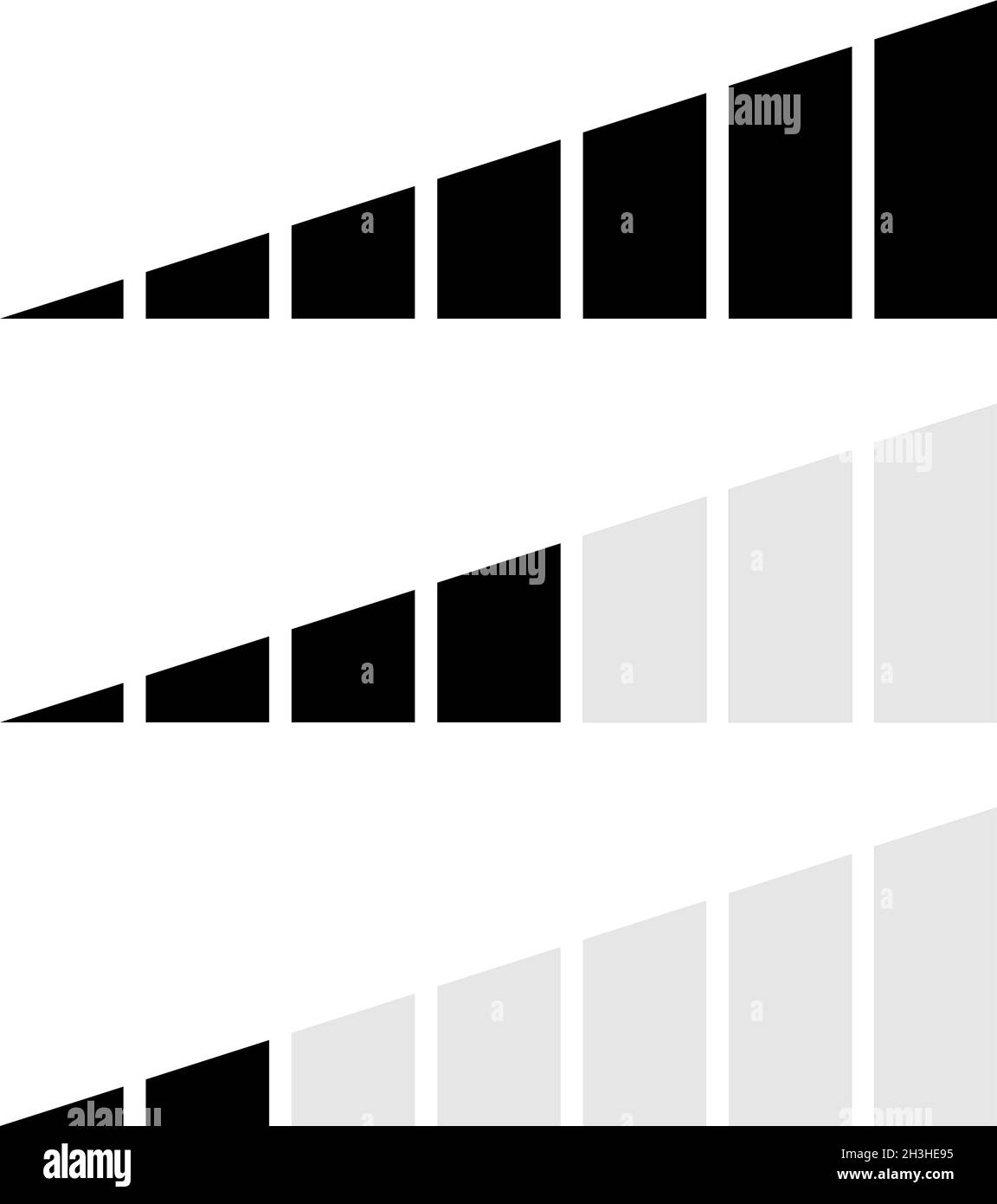 LEvel, progress indicator icon. Meter, gauge, yardstick symbol - stock ...