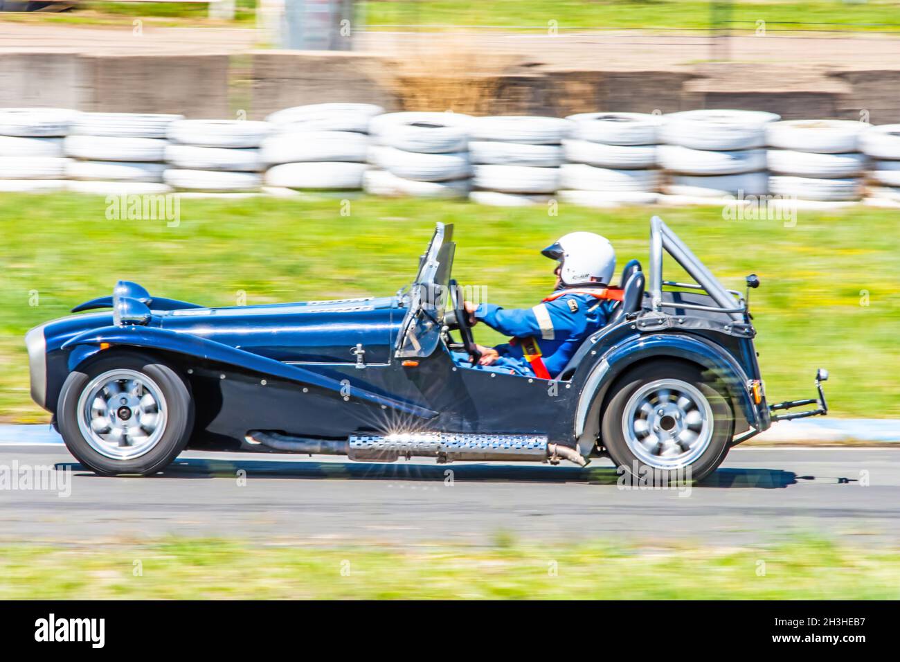 Open topped Sports car on race track,Tamworth Australia Stock Photo - Alamy