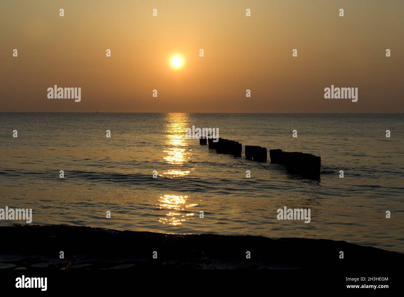 Sunbeams and clouds at the baltic sea hi-res stock photography and ...
