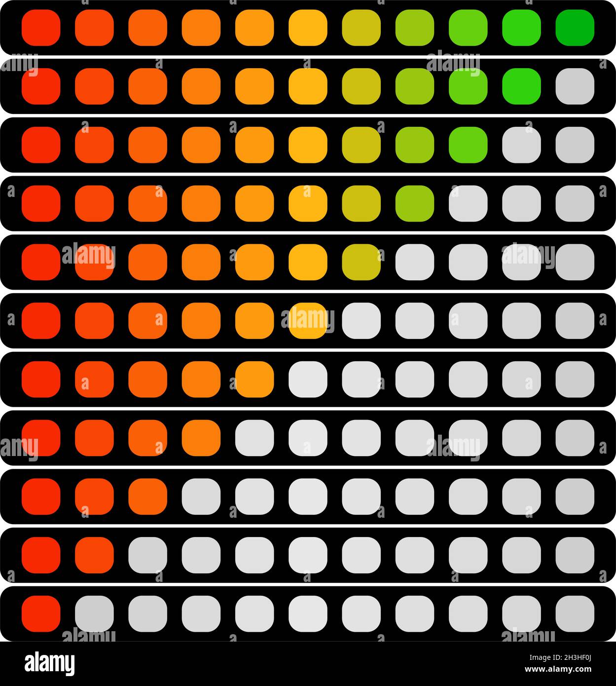 Progress, loading bars. Steps, phases, downloading loader bars - stock ...