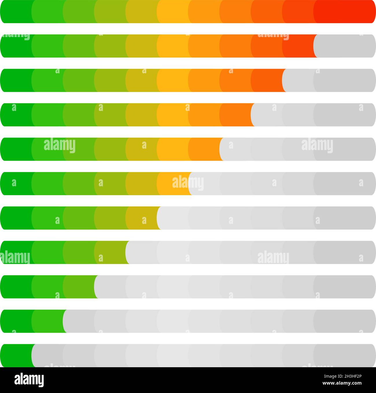 Progress, loading bars. Steps, phases, downloading loader bars - stock ...