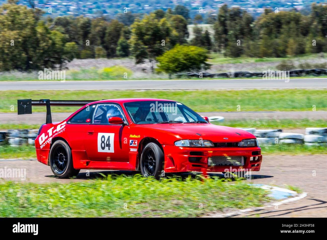 Stock car on a race track Tamworth Australia Stock Photo - Alamy