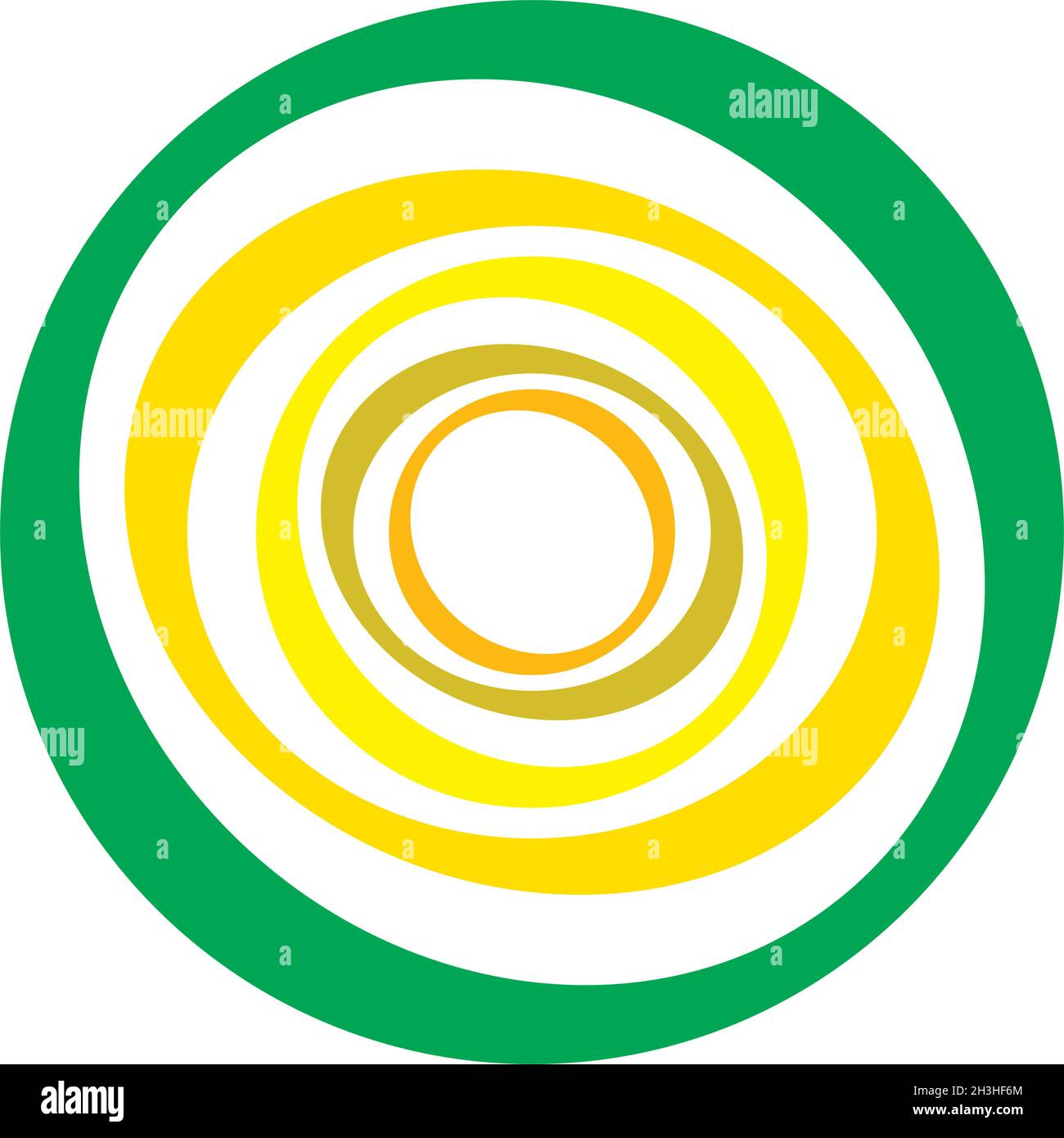 Concentric circles abstract visual design element - stock vector ...