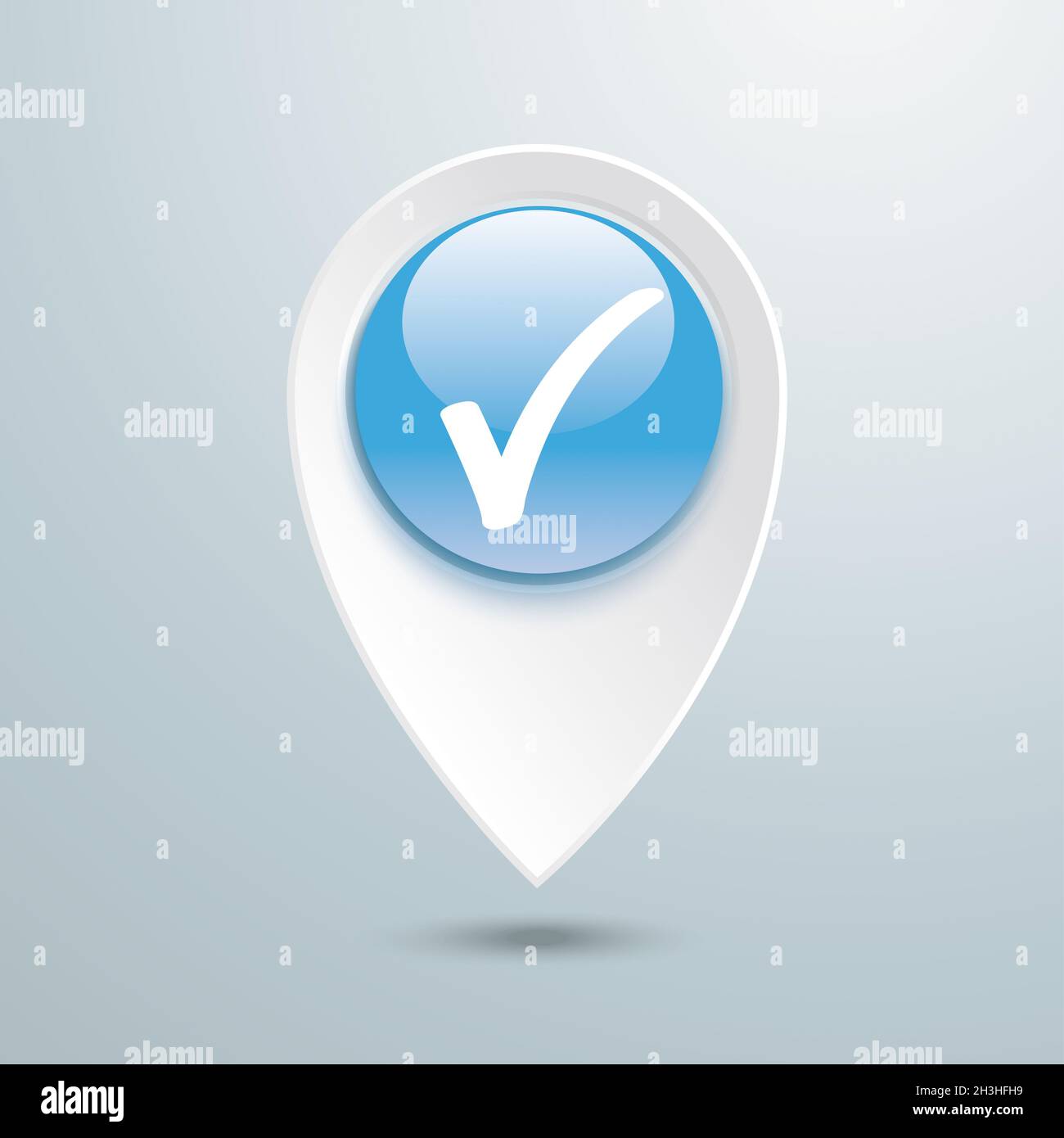 Check mark icons modern hi-res stock photography and images - Alamy