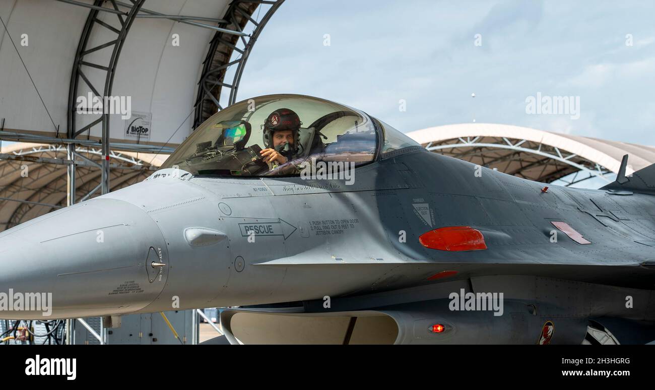 United States Air Force Major Nathan McCaskey, a test pilot assigned to ...