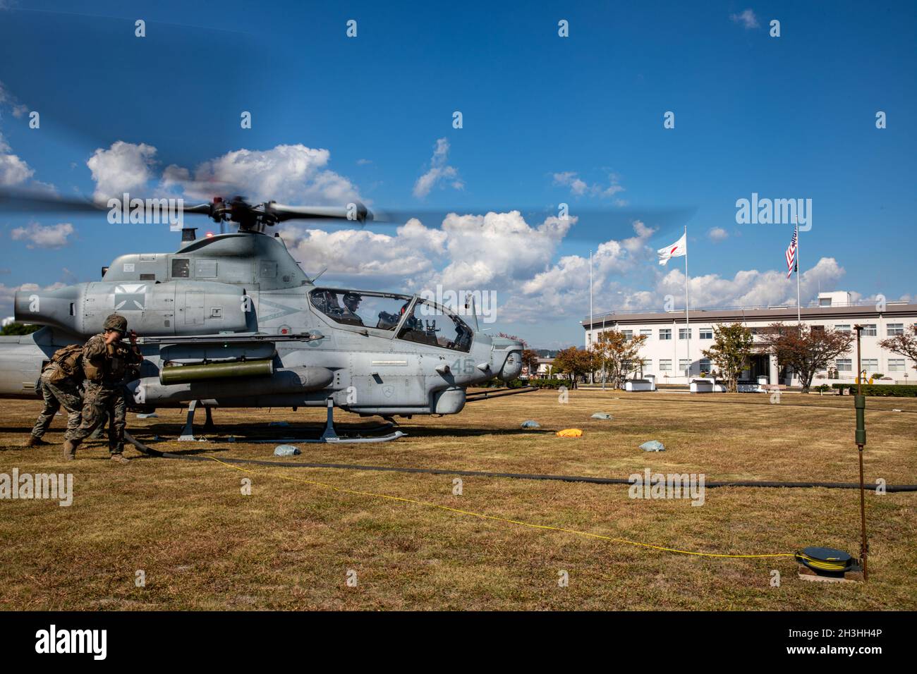 U.S. Marines assigned to Marine Wing Support Squadron 171 conduct ...