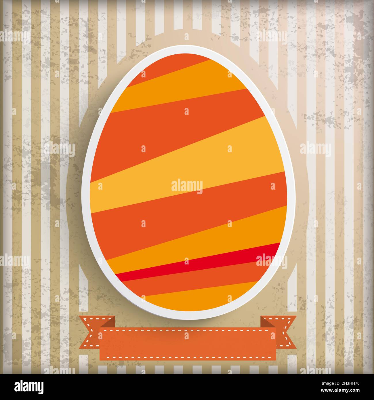 Vintage Background Easter Egg Stripes Stock Photo - Alamy