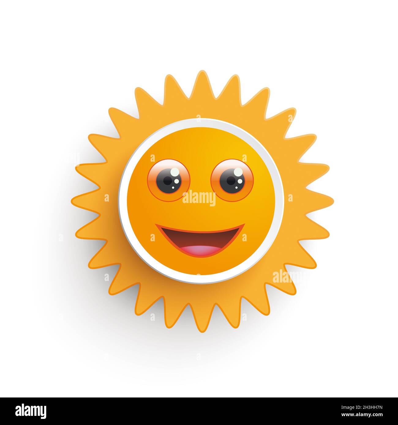 Smiling sunny Cut Out Stock Images & Pictures - Alamy