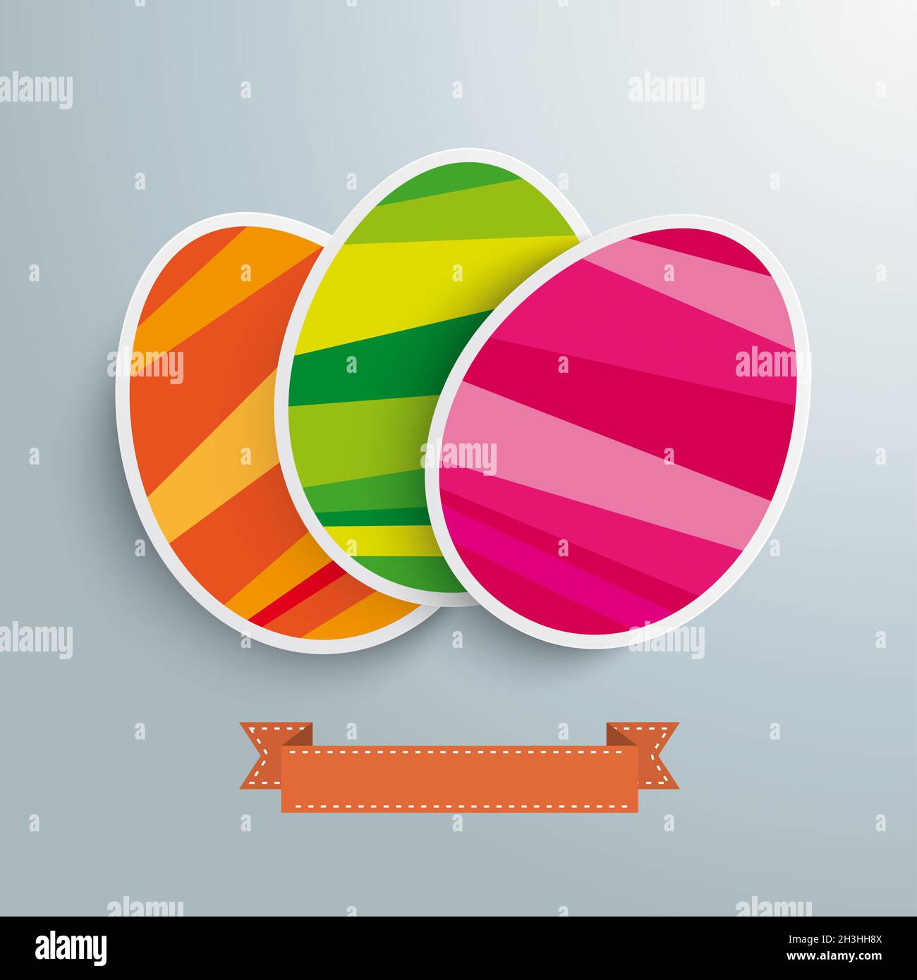 Happy easter three egg hi-res stock photography and images - Alamy