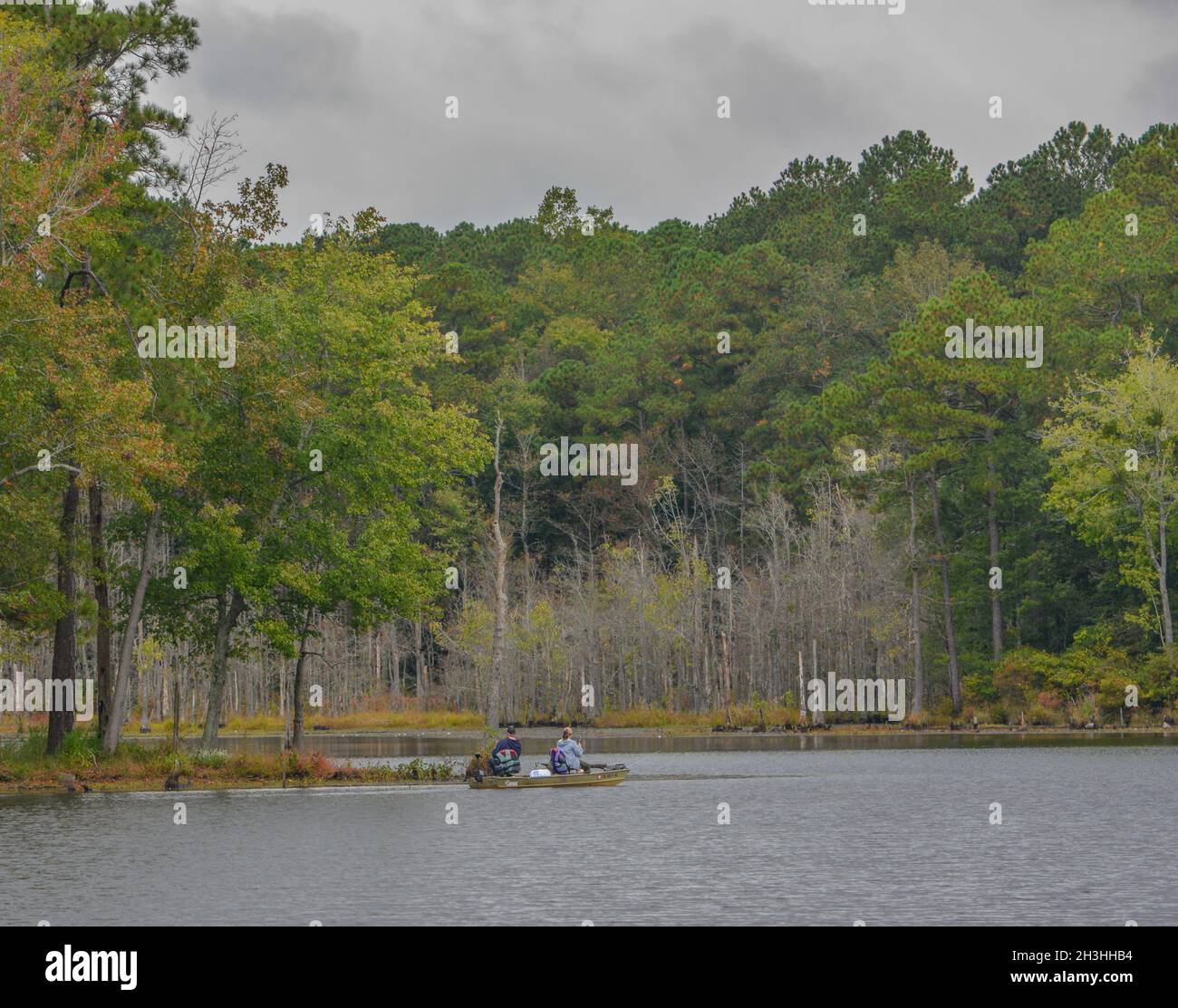 Lake Airfield in the wilderness of Sussex County, Virginia Stock Photo ...