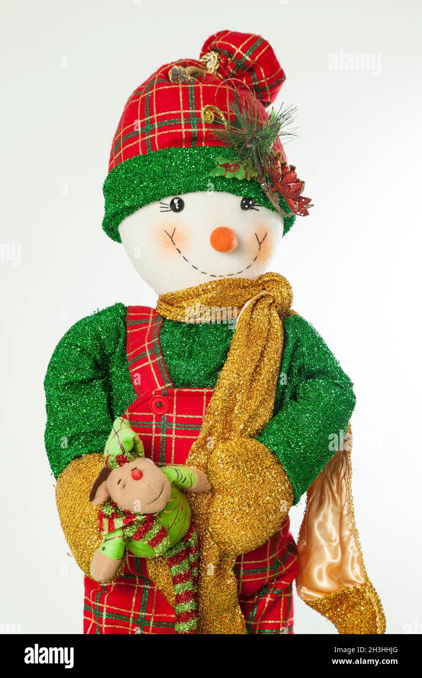 Snowman with clothes hi-res stock photography and images - Alamy