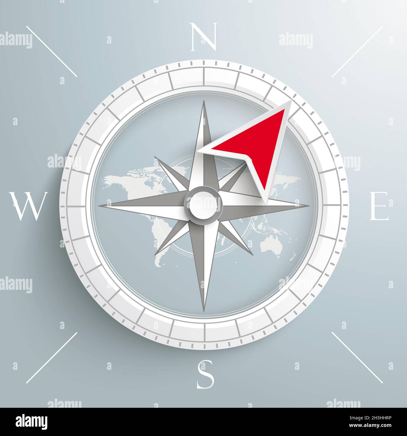 Silver compass hi-res stock photography and images - Alamy