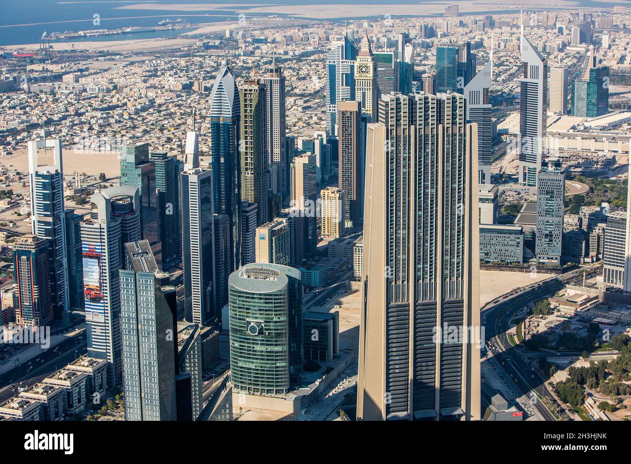 Dubai downtown. East, United Arab Emirates architecture Stock Photo - Alamy