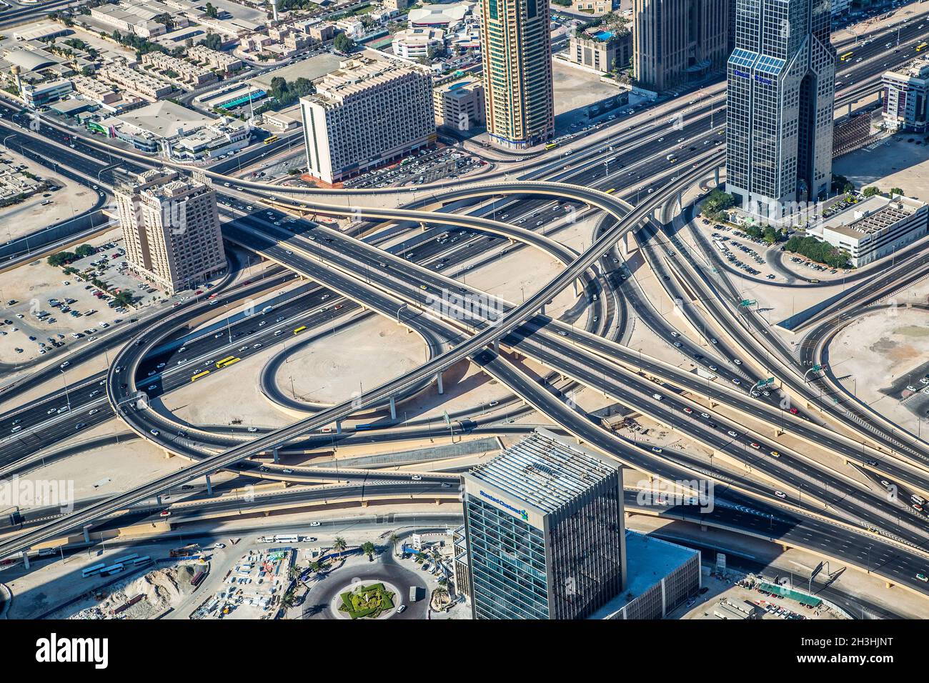 Dubai downtown. East, United Arab Emirates architecture Stock Photo - Alamy