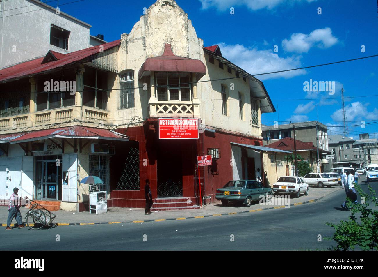 German Colonial architecture in Dar es-Salaam, East Africa taken 1998 ...