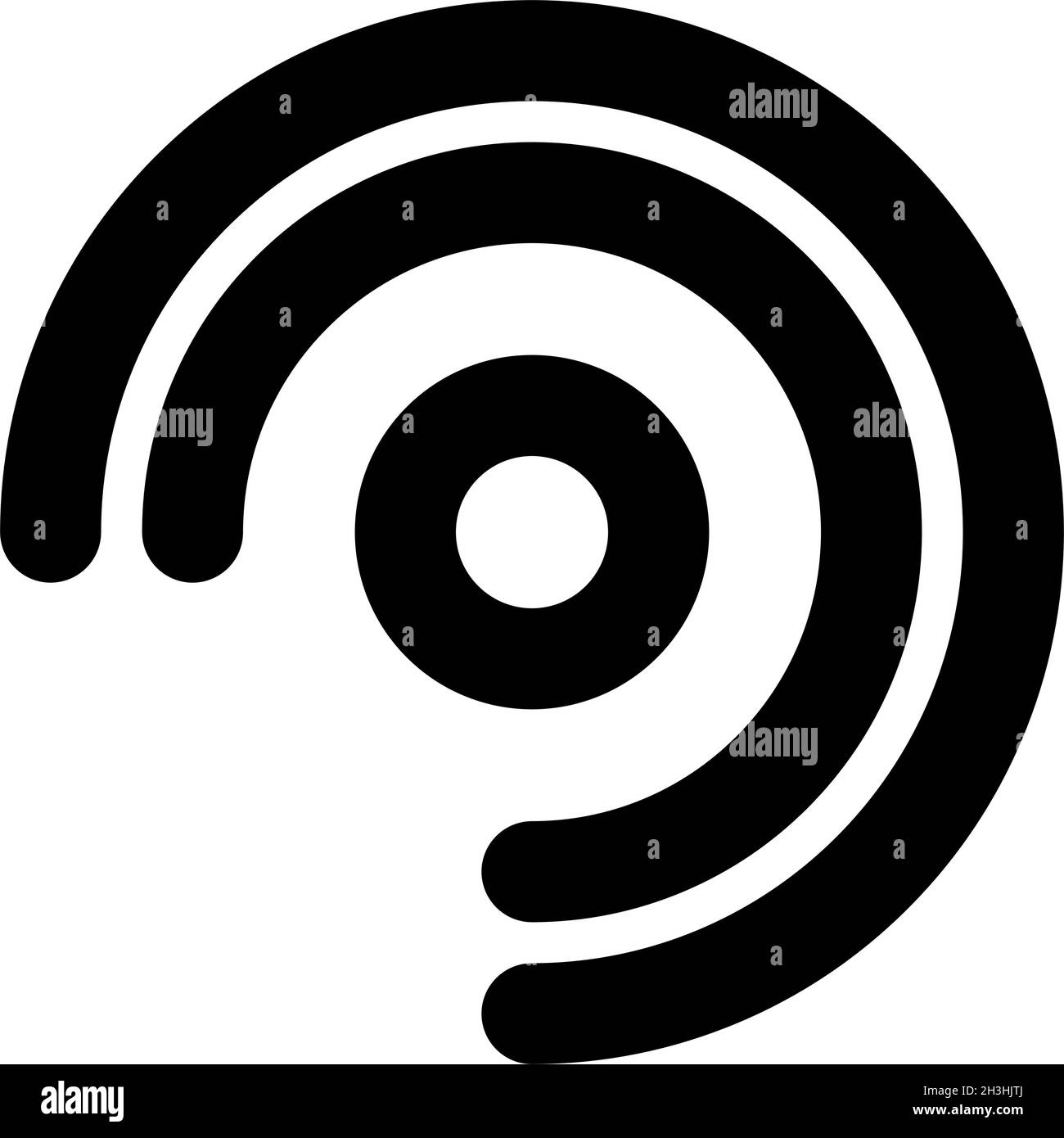 Cordless / Wireless connection, Wifi signal symbol, icon for telecom ...