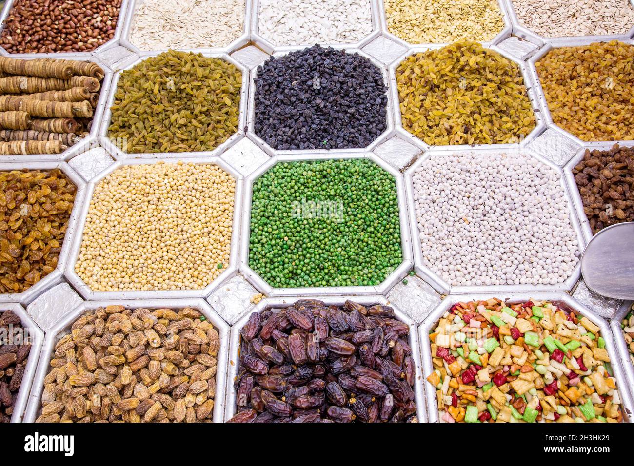 Dried fruit and nuts mix in Dubai market Stock Photo - Alamy