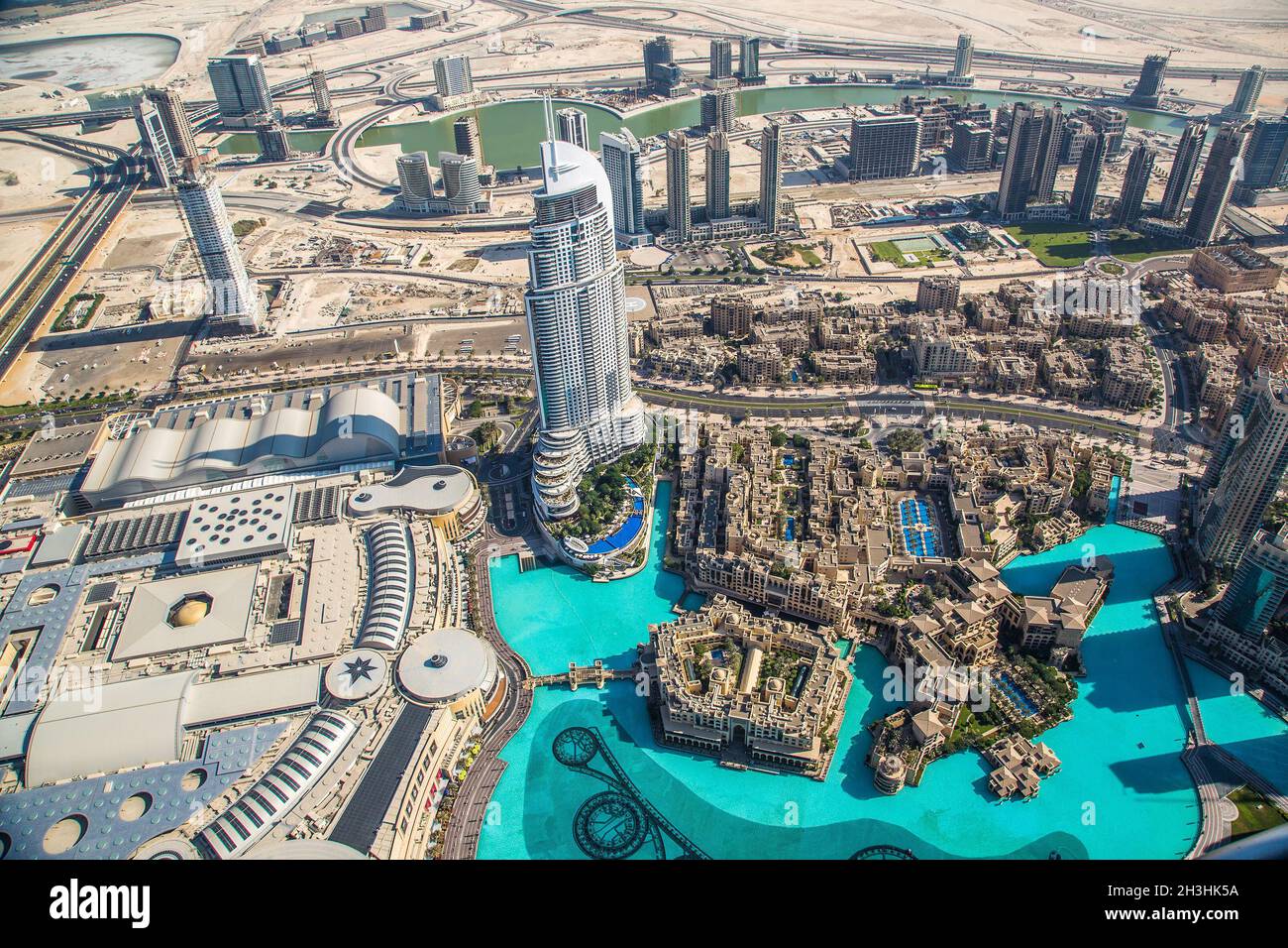 Dubai downtown. East, United Arab Emirates architecture Stock Photo - Alamy