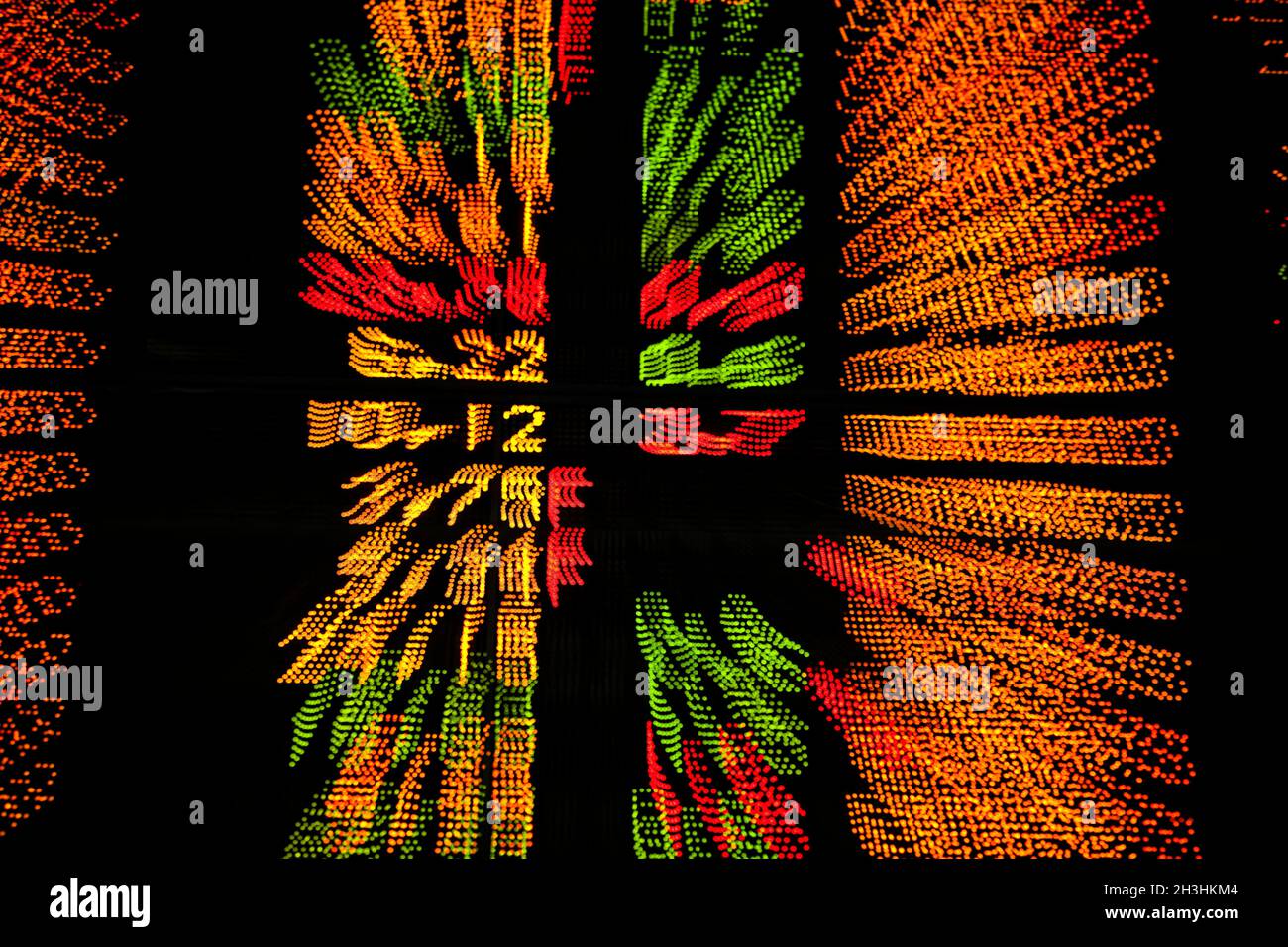 Real live stock exchange trading stocks display panel. High quality ...