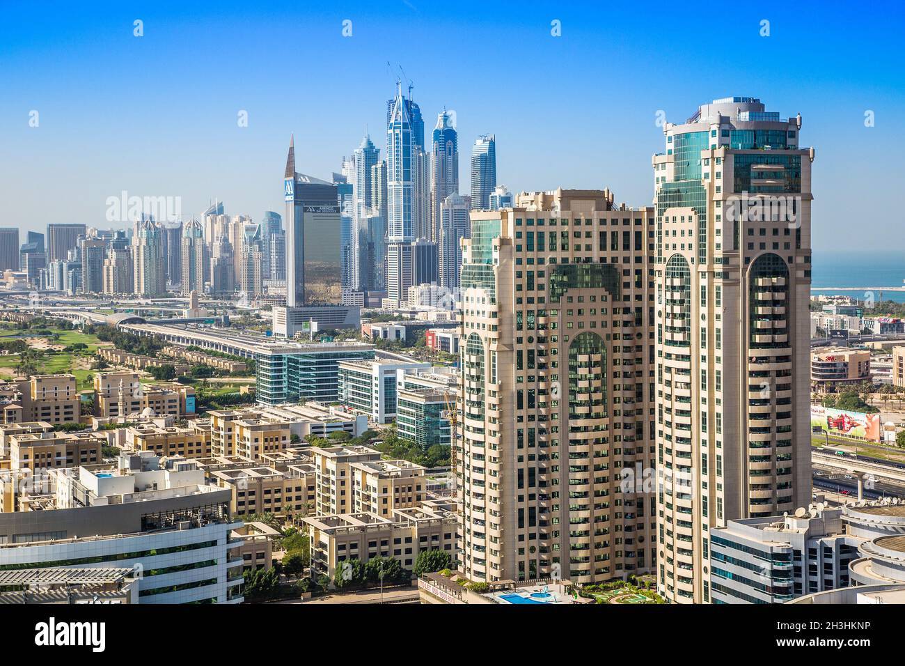 Dubai downtown. East, United Arab Emirates architecture Stock Photo - Alamy