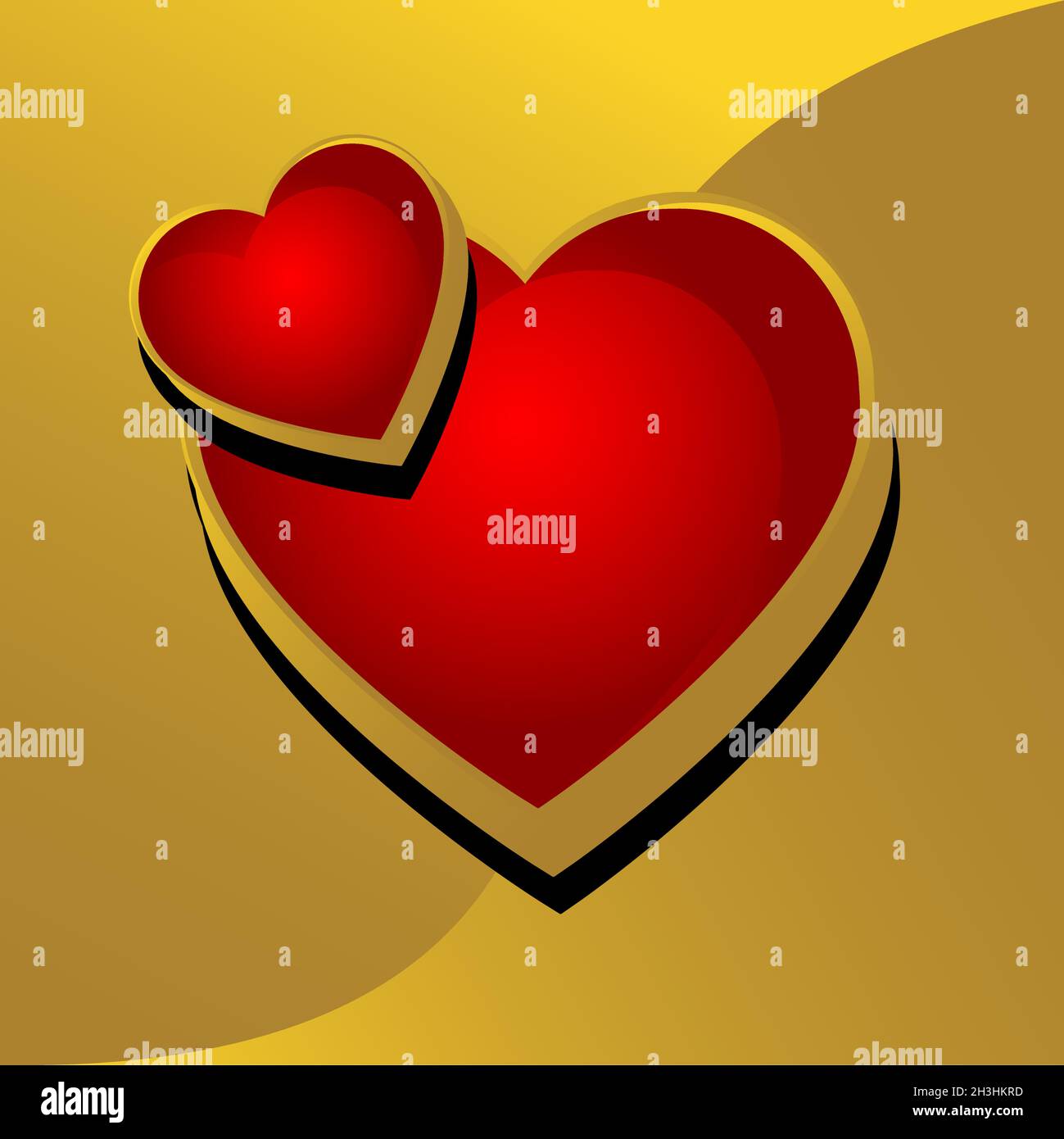 Heart icon sign symbol for element design template. Flat design heart ...