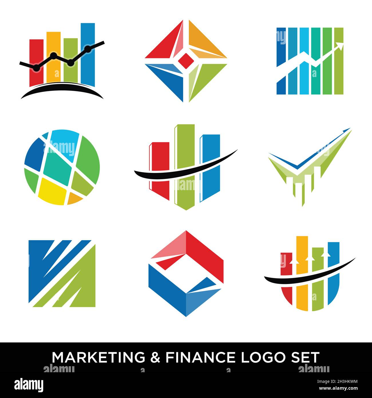 Marketing and Finance sales media business stock vector. Vector ...