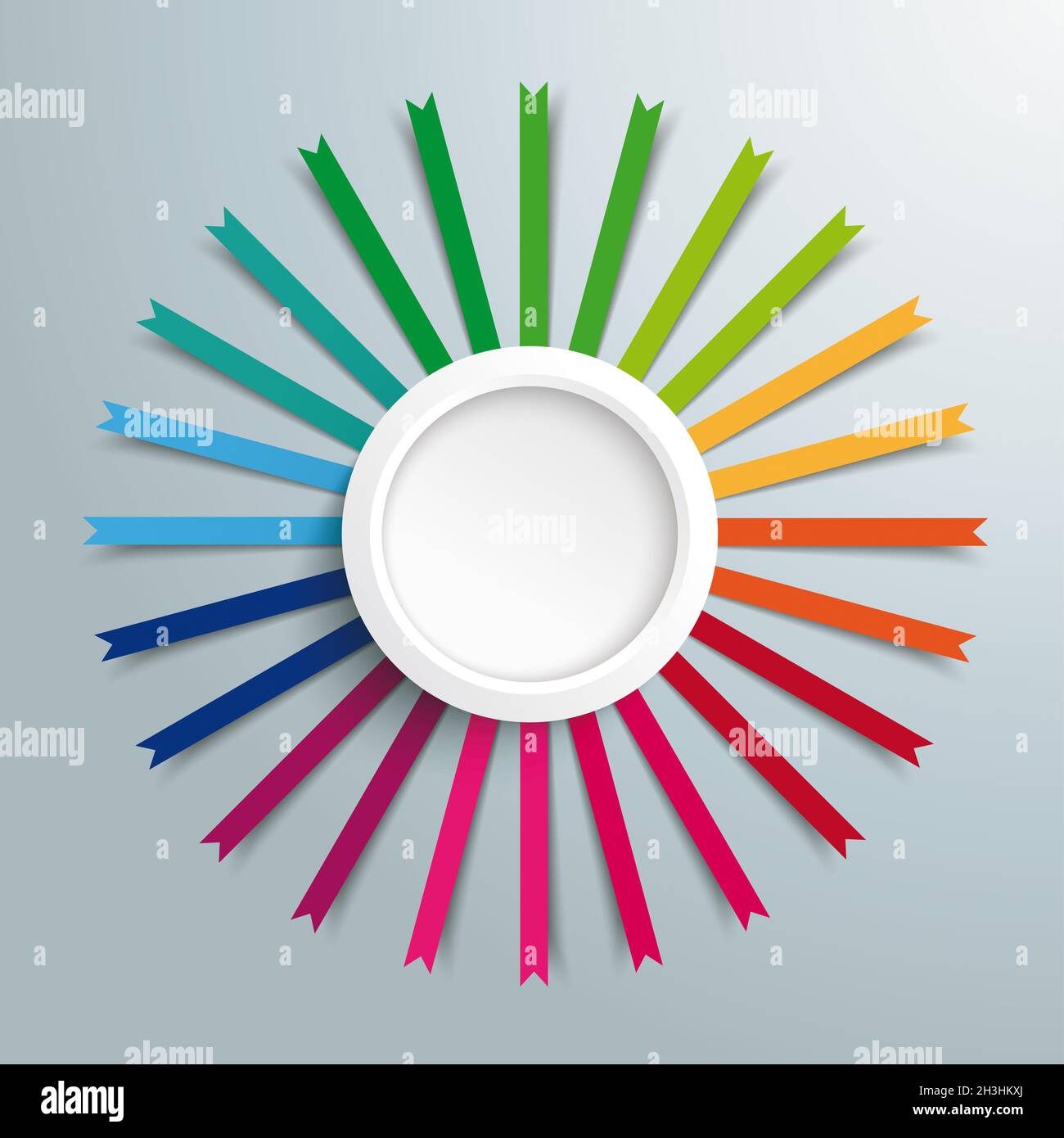 White Ring Colored Flags PiAd Stock Photo - Alamy