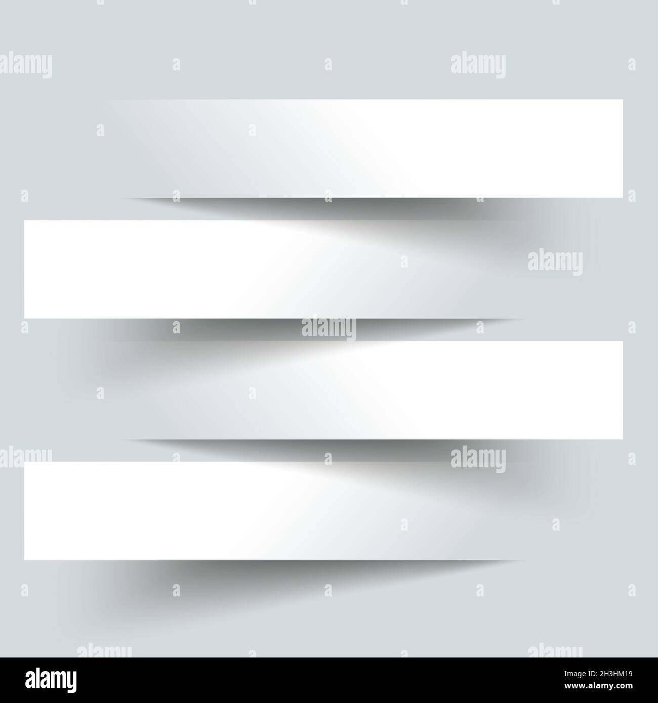 4 Paper Cutting Banners Stock Photo - Alamy