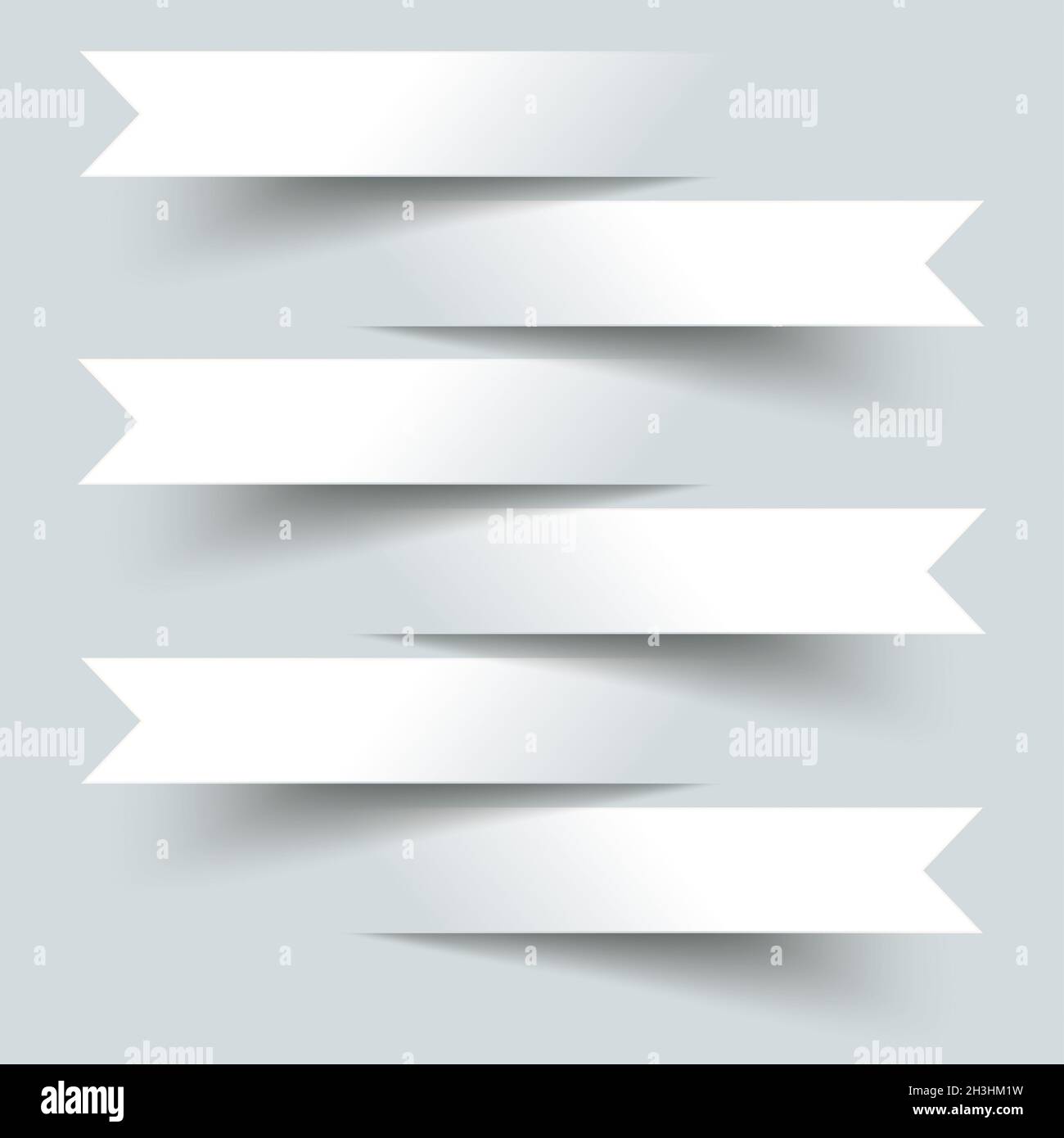 Infographic 6 Cutting Banner Flag Stock Photo - Alamy