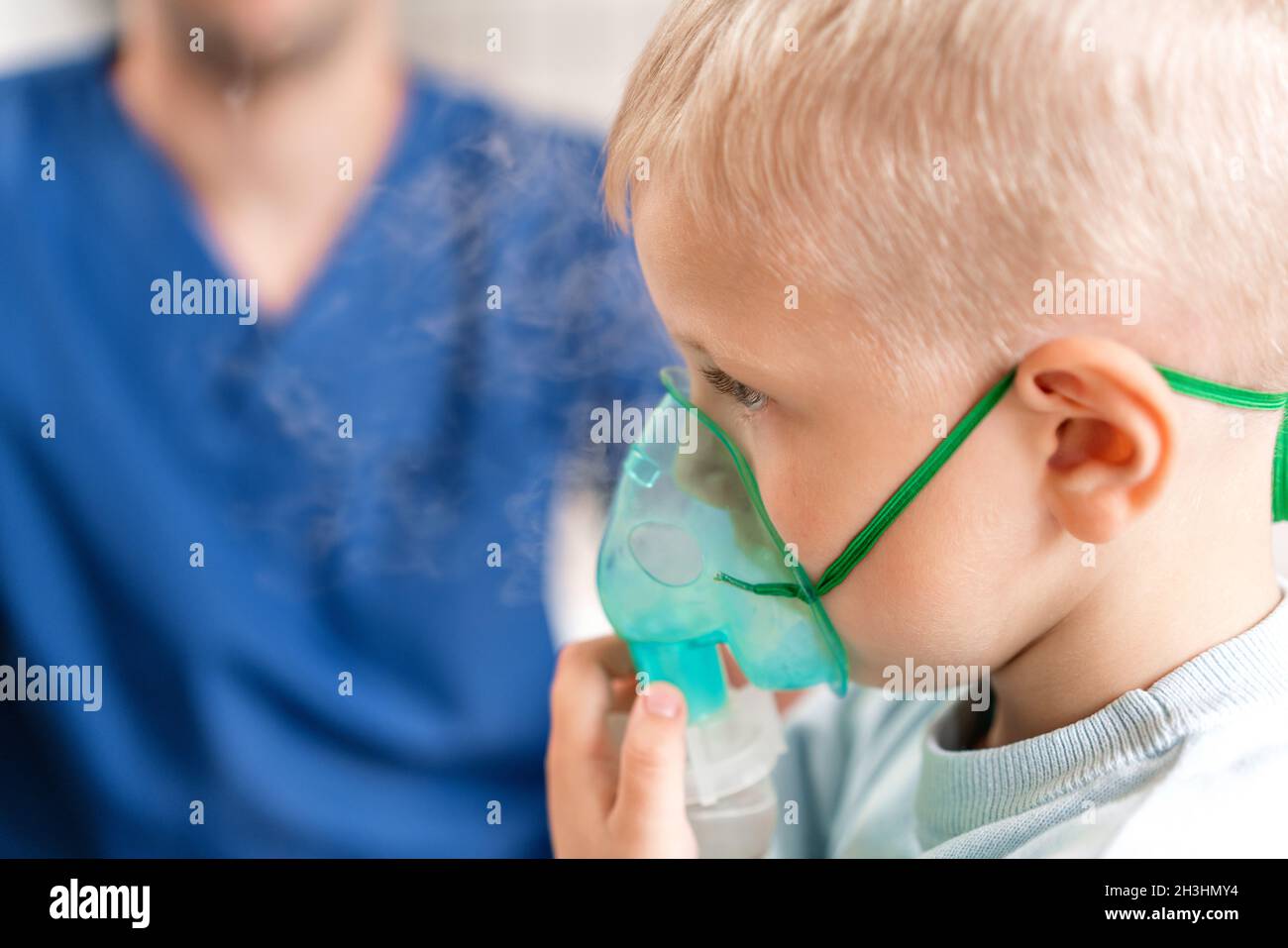 A pediatrician diagnoses lung disease and provides treatment. Breathe ...