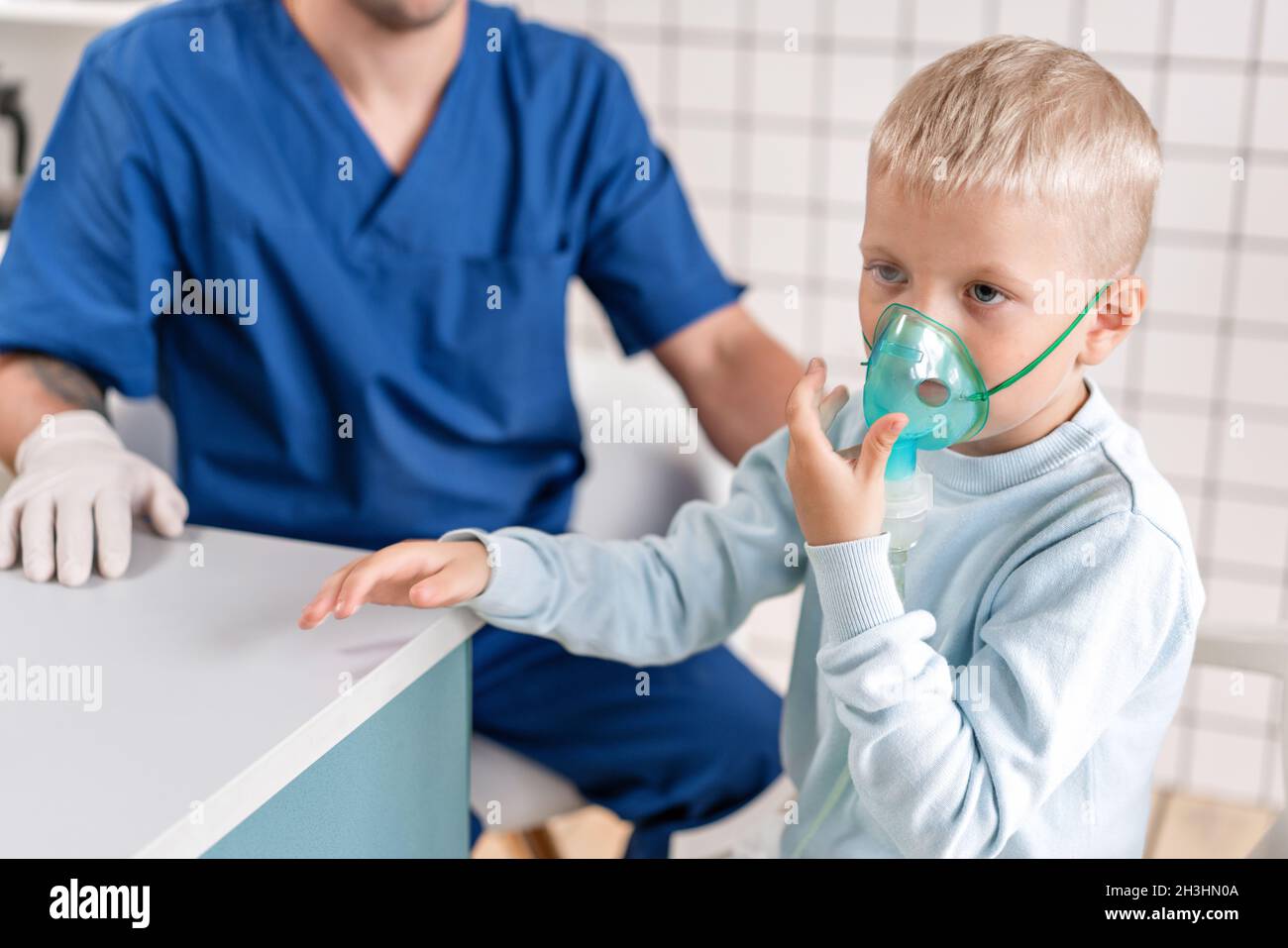A pediatrician diagnoses lung disease and provides treatment. Breathe ...